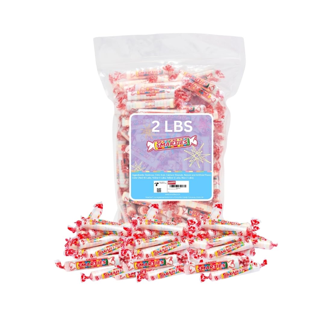 Amazon.com : Smarties Candy Rolls Original Flavor Bulk Gluten Free ...