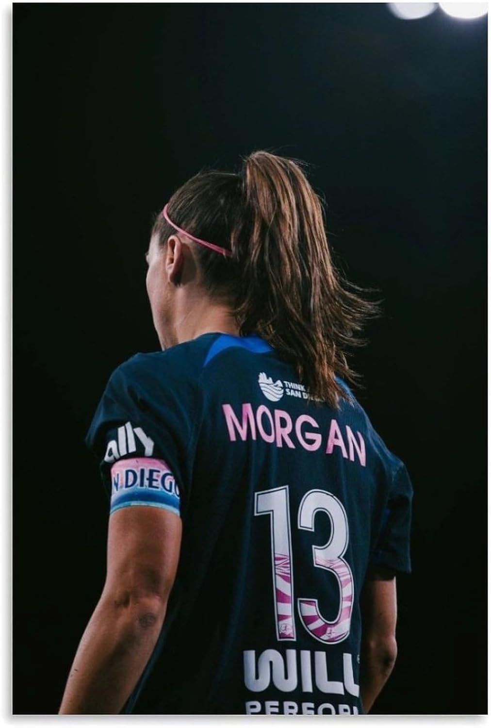 Amazon.com: FANCHUANG Soccer Poster Alex Morgan Posters Canvas Prints ...