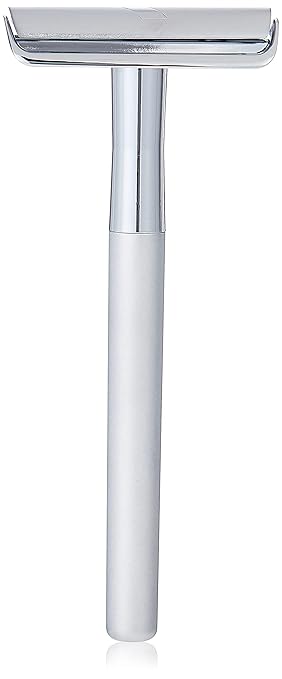 Amazon.com: Bevel Safety Razor with Brass Weighted Handle and 10 Double ...
