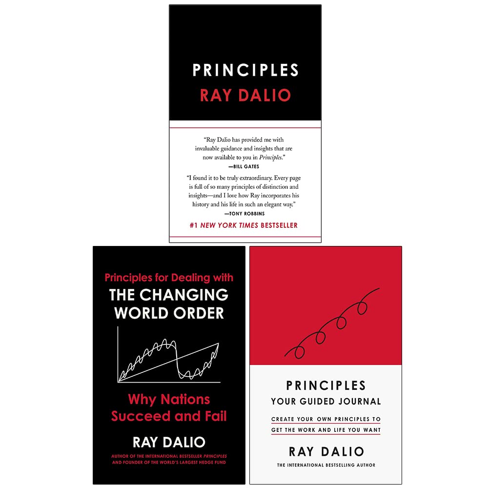 Ray Dalio Collection 3 Books Set (Principles Life and Work, Principles ...