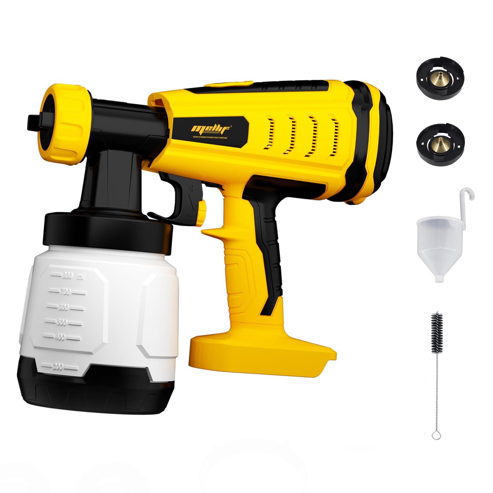 Amazon.com : Cordless Paint Sprayer, Mellif Upgraded HVLP Brushless ...