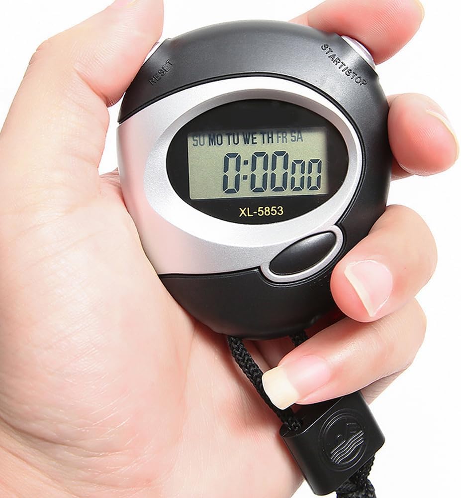 Buy RS Waterproof Digital LCD Stopwatch Chronograph Timer Counter ...