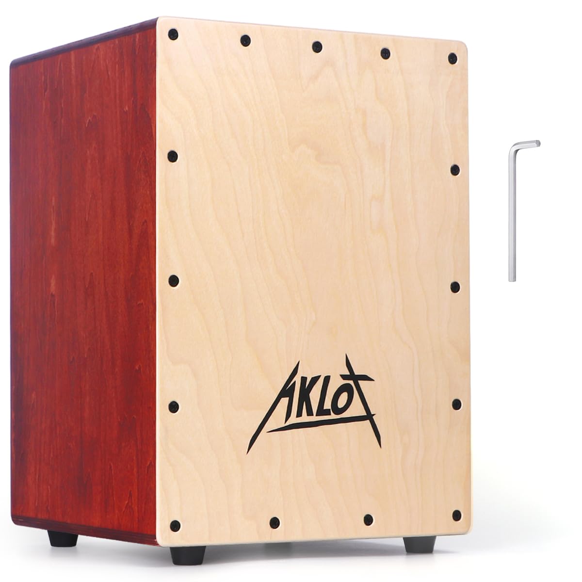 Snapklik.com : Aklot 10 Cajon Drum Compact Acoustic Jam Cajons Betula ...