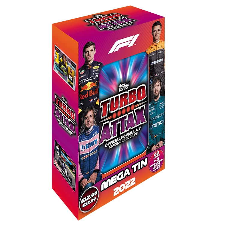 Buy Topps Turbo Attax Formula 1 2022, Trading Cards - Mega Tin - Future ...