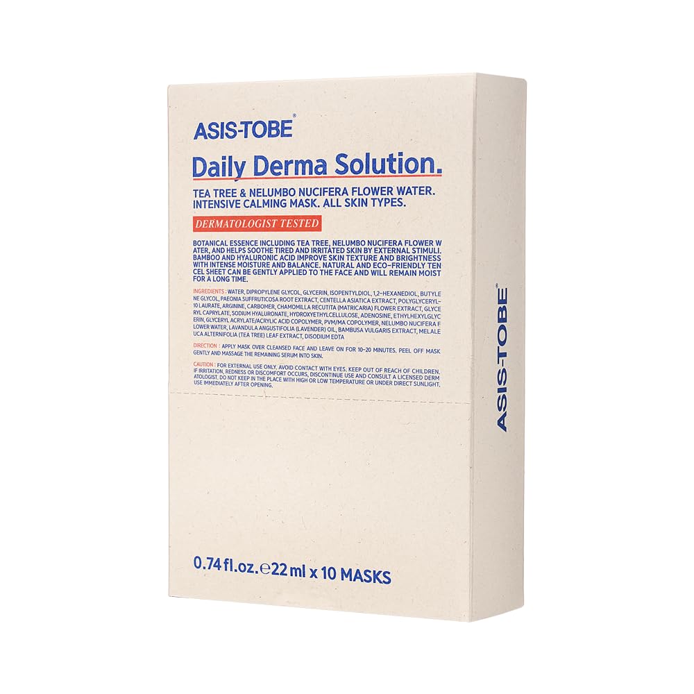 Amazon.com : ASIS-TOBE Daily Derma Solution 10 Masks : Beauty ...
