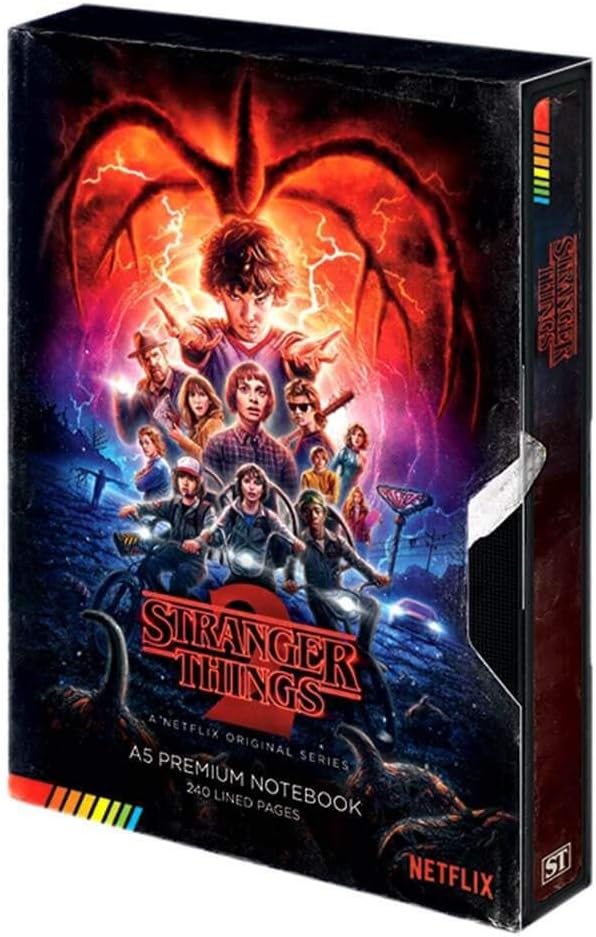 Carnet de notes A5 Premium - Stranger Things (S2 VHS) : Amazon.fr ...