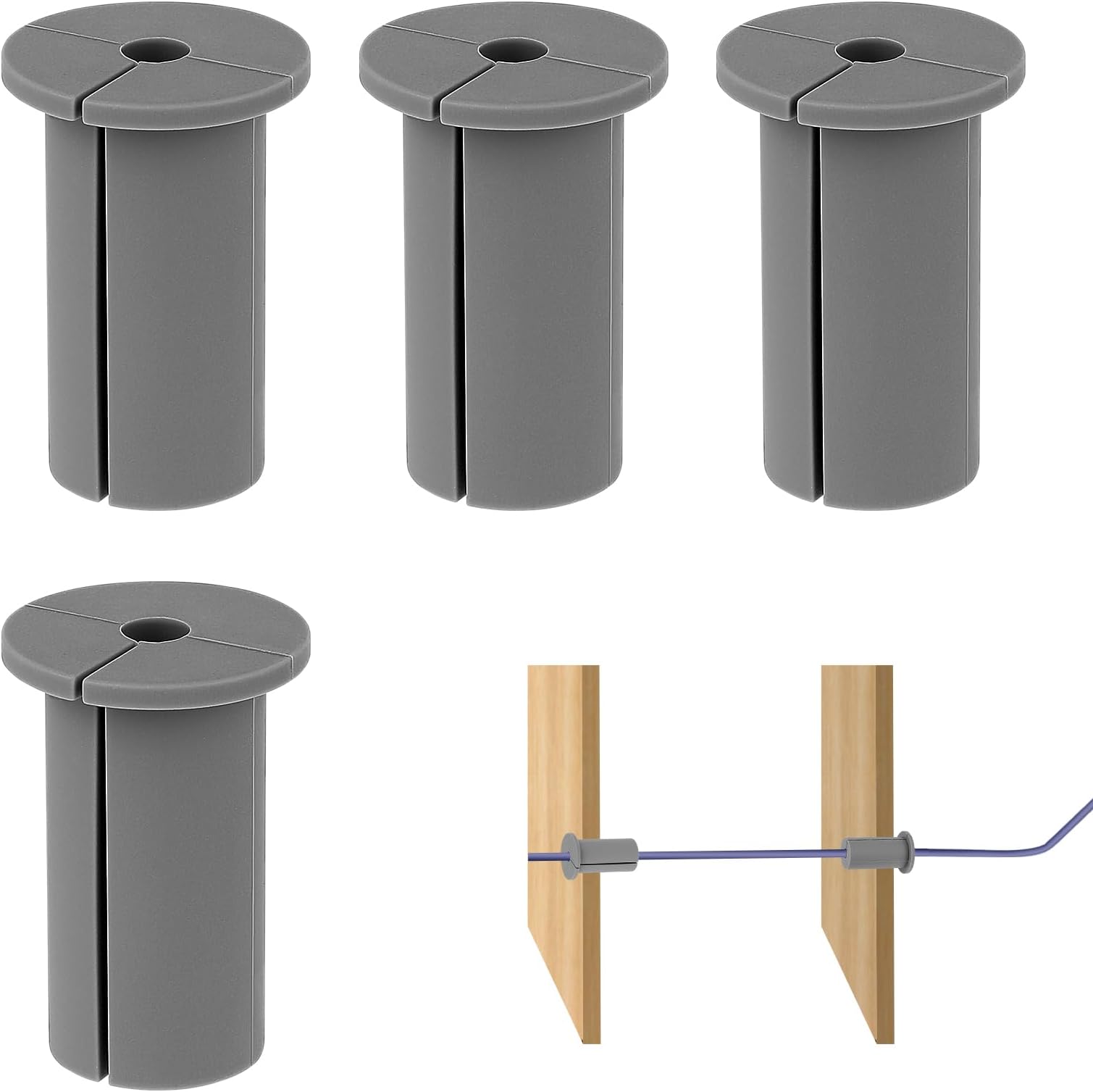 Amazon.com: 4 Pcs Wall Hole Cable Routing Kit for Starlink, Wall ...