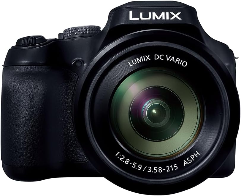 Panasonic LUMIX Compact Bridge Camera, 18.1MP 60x Zoom 4K Photo with ...