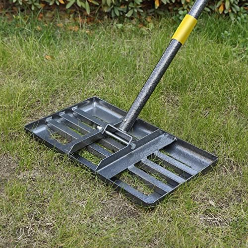 Amazon.com : Lawn Leveling Rake,17"x10" Lawn Leveler Tool for Lawns ...