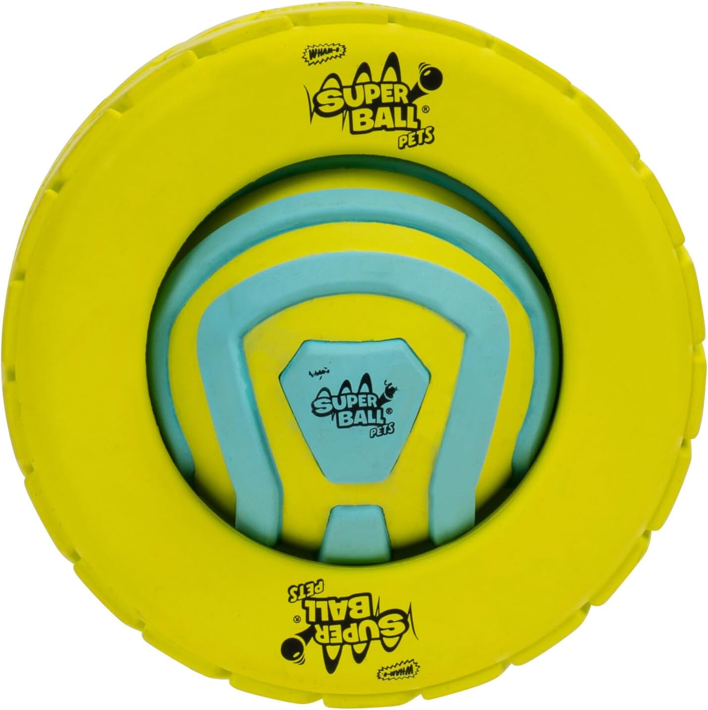 Amazon.com: Wham-O Pets Superball 3-in-1 Tire Ball Treat Puzzle - 4 ...