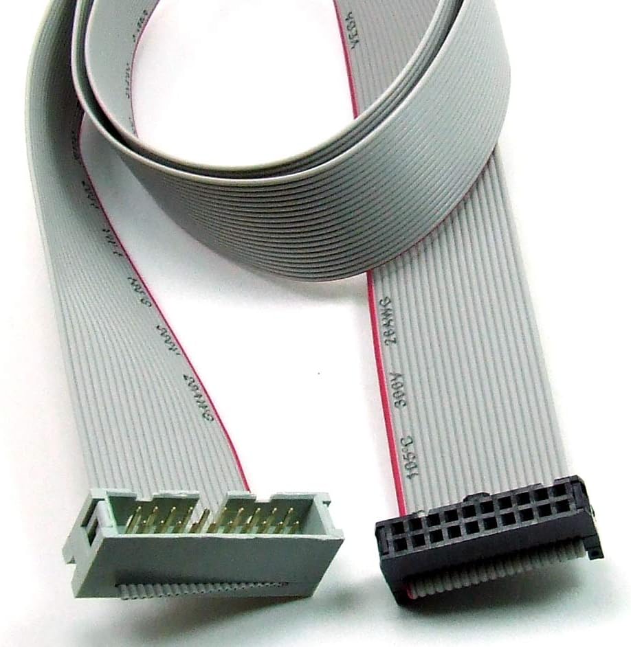 POPESQ® - IDC extension cable, 20 pin (2 x 10), approx. 70 cm / 0.7 m ...