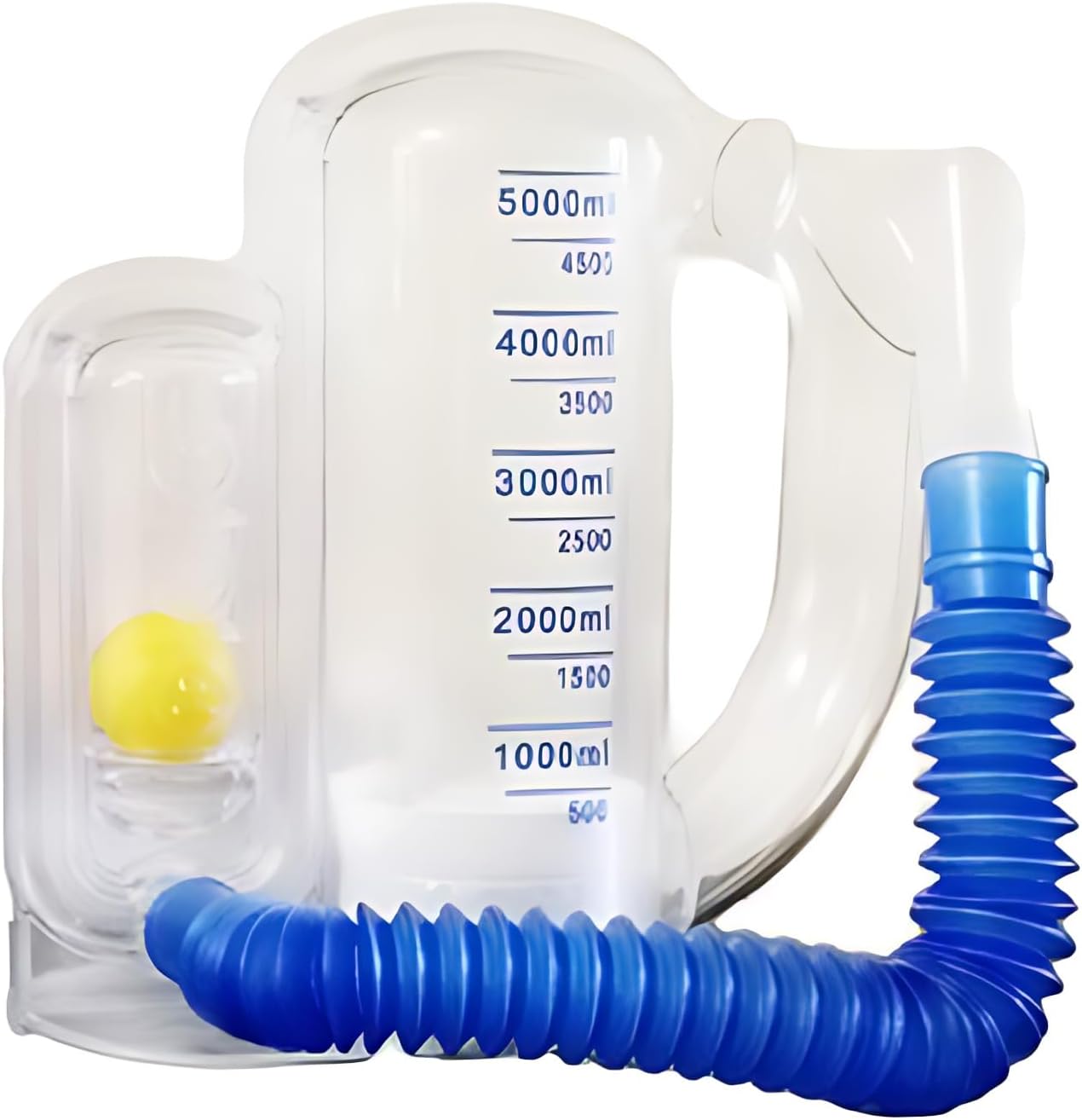 5000ml Deep Breathing Lung Exerciser Inspiratory Trainer Exercise ...