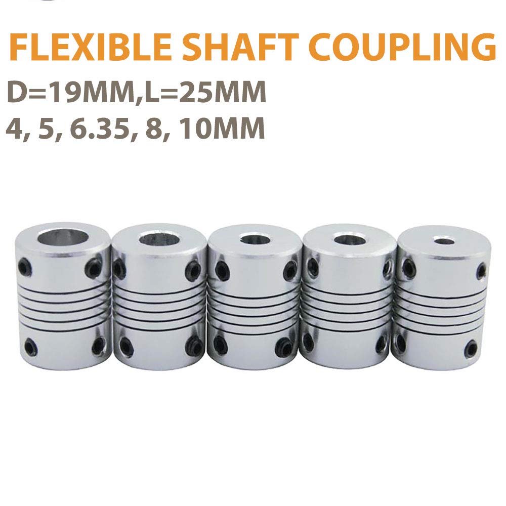Snapklik.com : Aluminium Flexible Shaft Coupling Connector Flexible ...