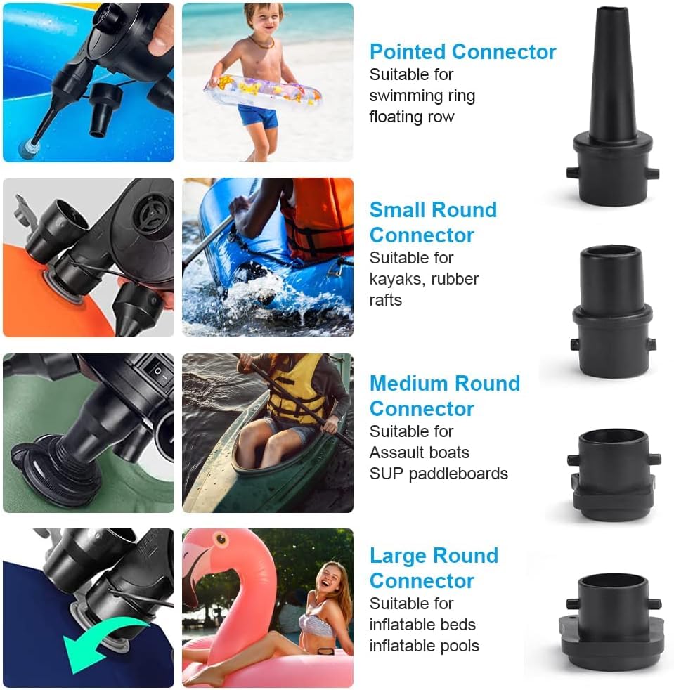 DEWIN Kayak Air Valve Connector, Boat Air Valve Adapter MultiFunction ...