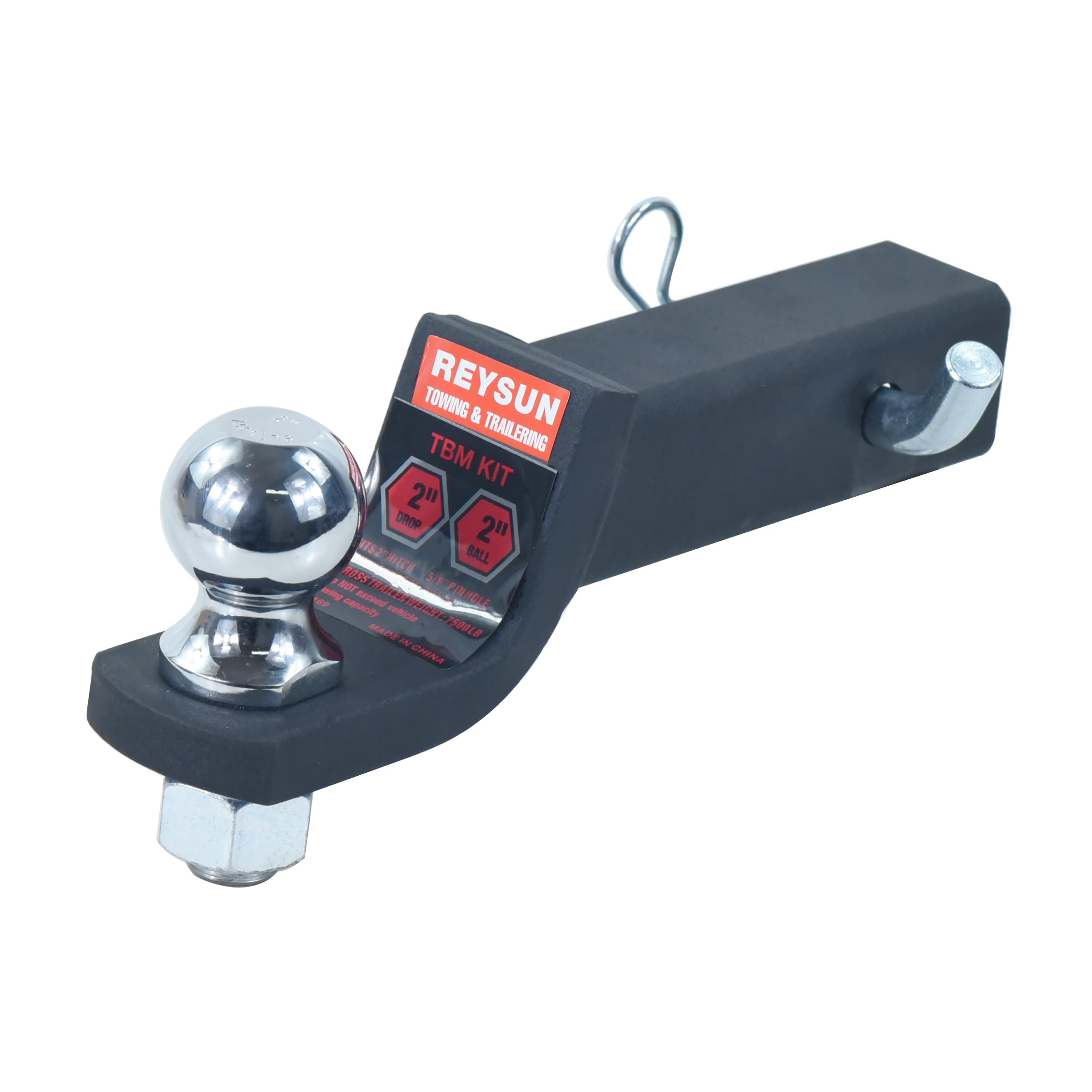 Amazon.com: 864169 REYSUN Trailer Hitch Ball Mount Starter Kit with 2 ...