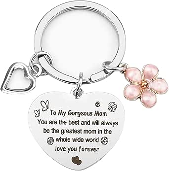 SHOKUTO Mothers Day Mum Gifts,Mum Birthday Gifts,Mum Keyring,Gifts for ...