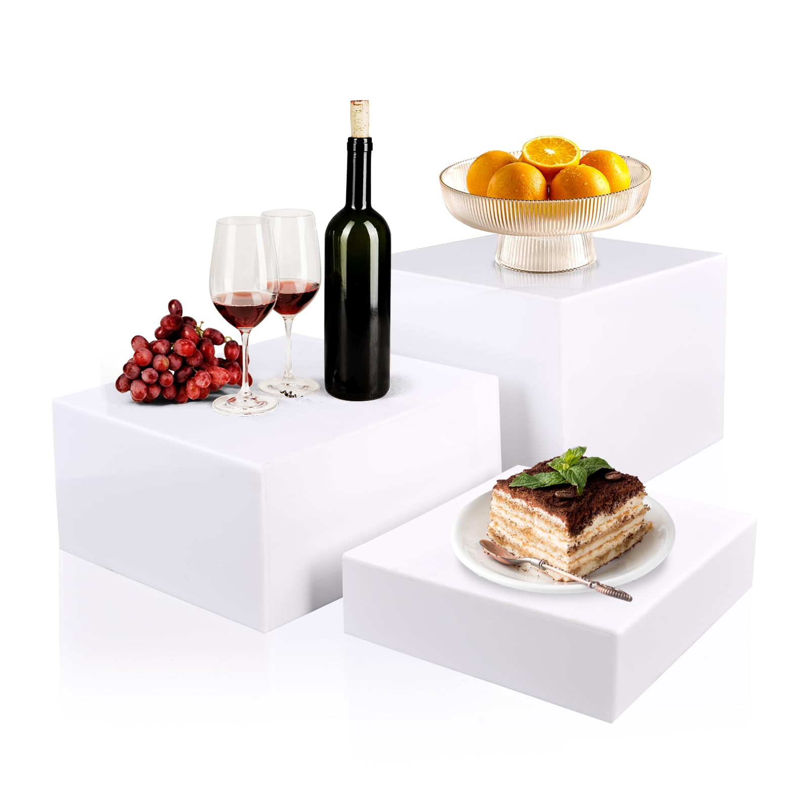 Amazon.com: FOLINALA 3PCS Buffet Risers,Food Risers for Buffet Table ...