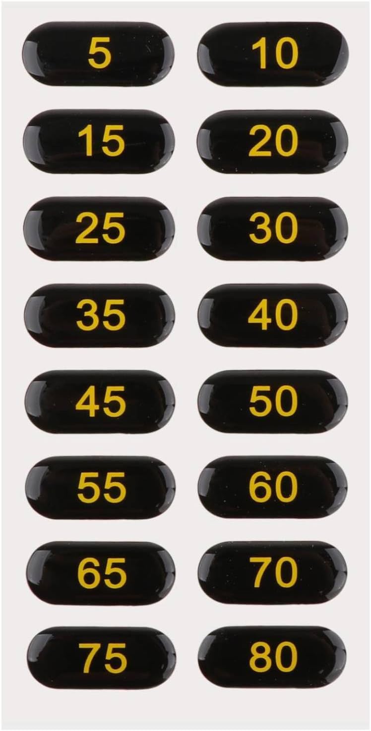 Amazon.com: 5-80 Weight Stack Stickers for Gym Machine : Sports & Outdoors