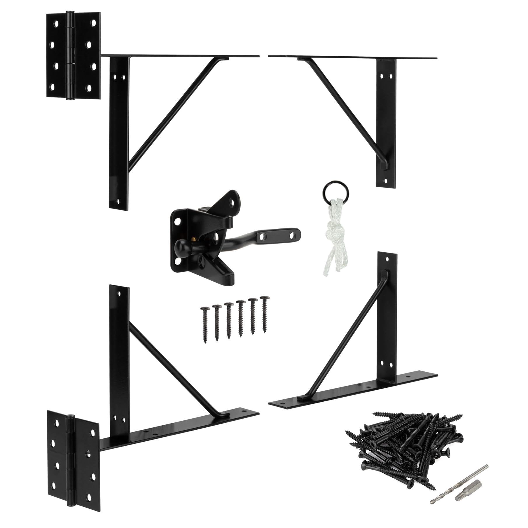 Buy Gate Corner Brace Bracket Heavy Duty Anti Sag Gate Frame Kit ...
