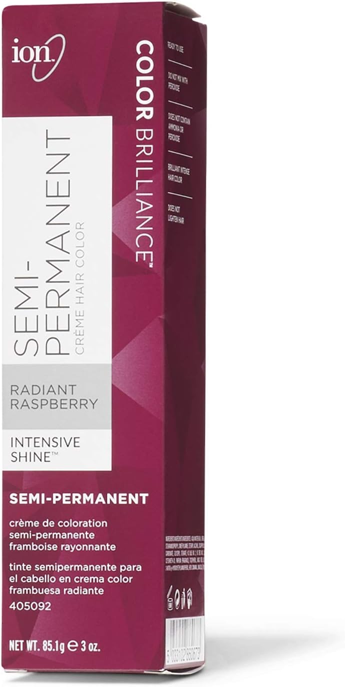 Amazon.com : Ion Radiant Raspberry Semi Permanent Hair Color Radiant ...