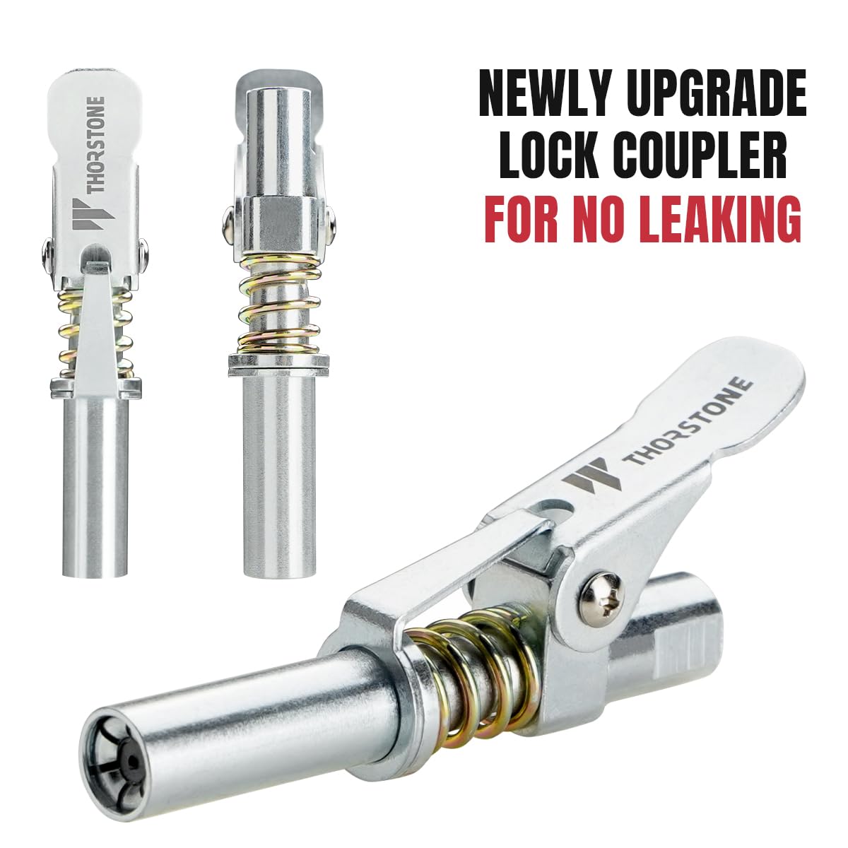 Thorstone Grease Gun Kit, 7000PSI Heavy Duty Pistol Grip Grease Guns ...