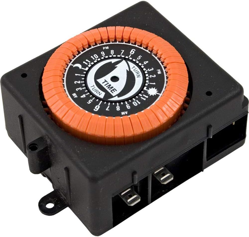 Amazon.com : Diehl 24 hr Spa Timer, SPDT 120V, 5-Term Red Panel Mount ...