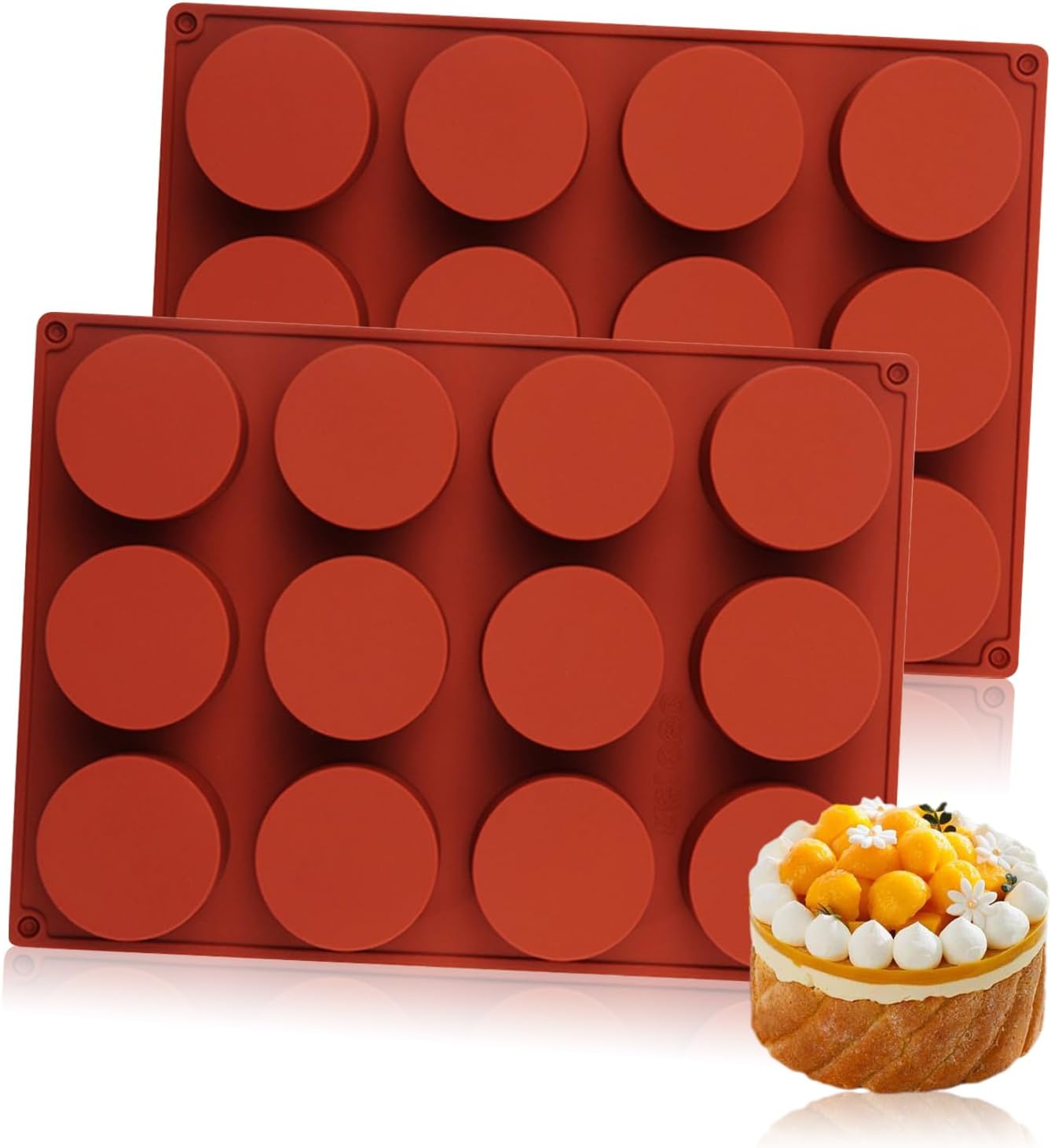 Amazon.com: WYBLZPXZ 2PCS Silicone Lollipop Molds Candy Molds Silicone ...