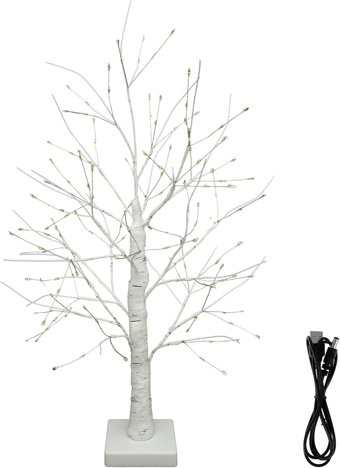 Amazon.com: Abizarch LED Birch Tree Light 144 LED Artificial Tree Lamp ...