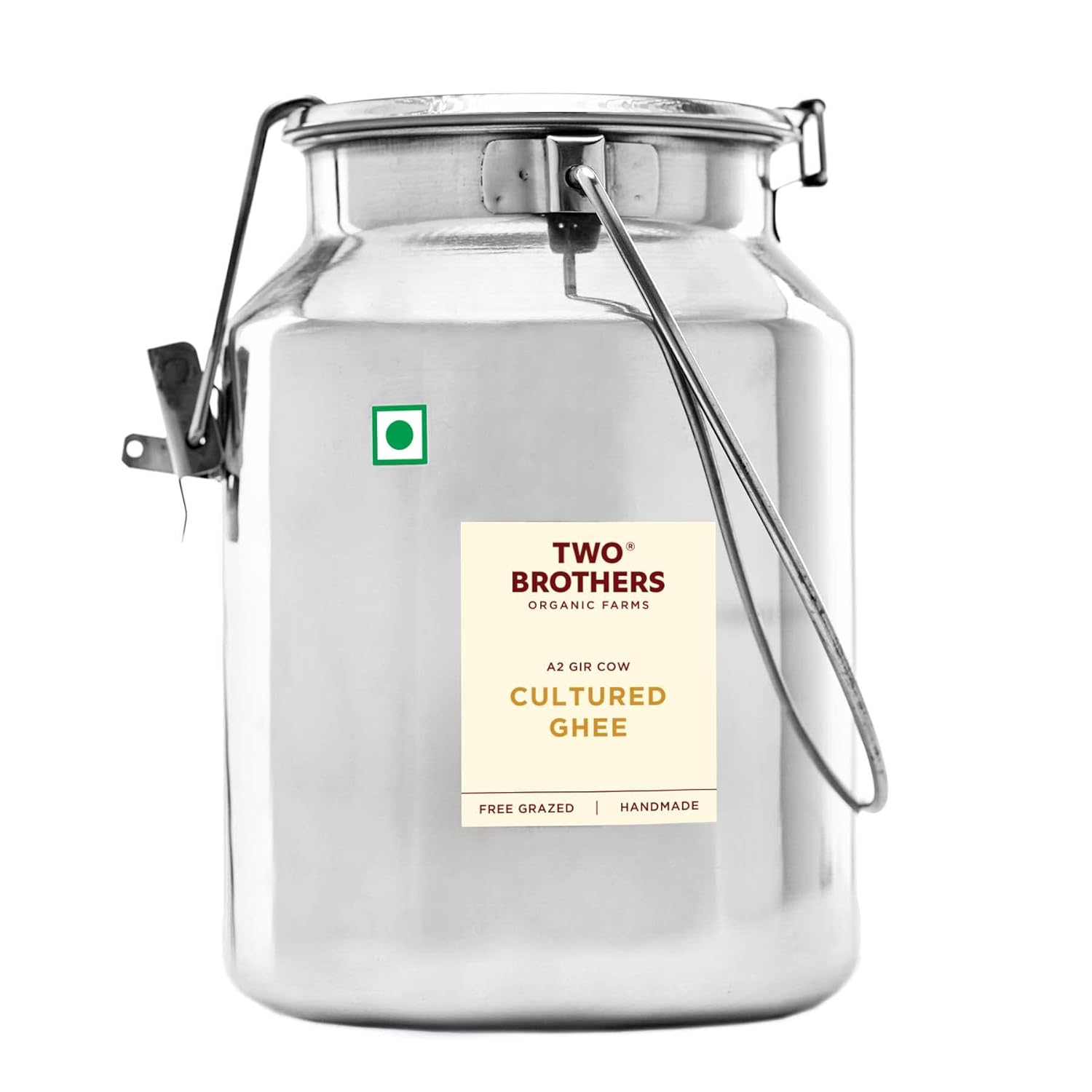 TWO BROTHERS ORGANIC FARMS A2 Ghee (5Litre) | Cultured Cow Desi Ghee ...