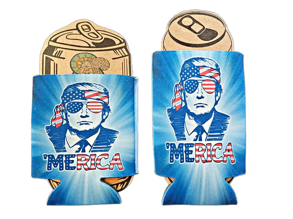 Amazon.com: Flag Sunglasses MAGA Coozie Merica' Great Again Fourth of ...