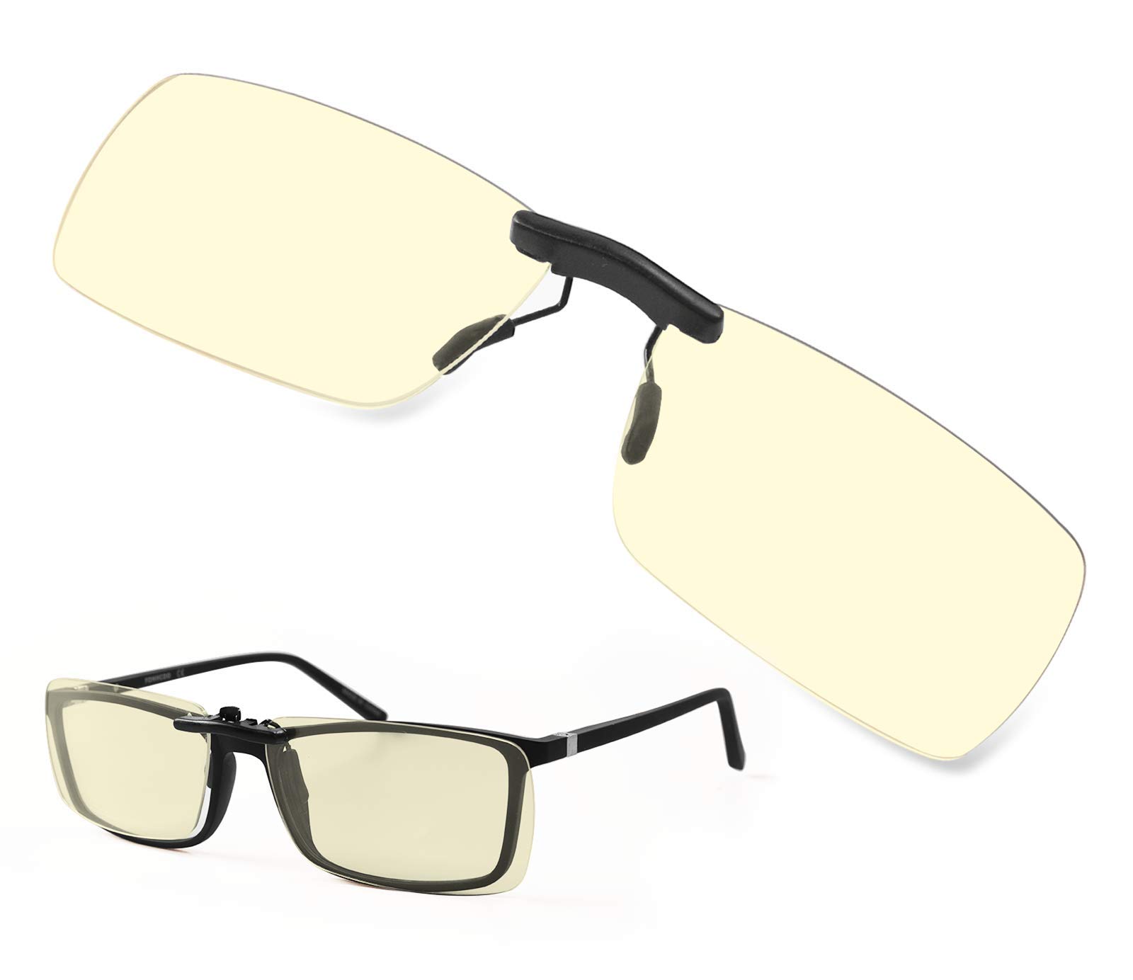 Snapklik.com : Clip On Blue Light Blocking Glasses Womens Mens Over ...