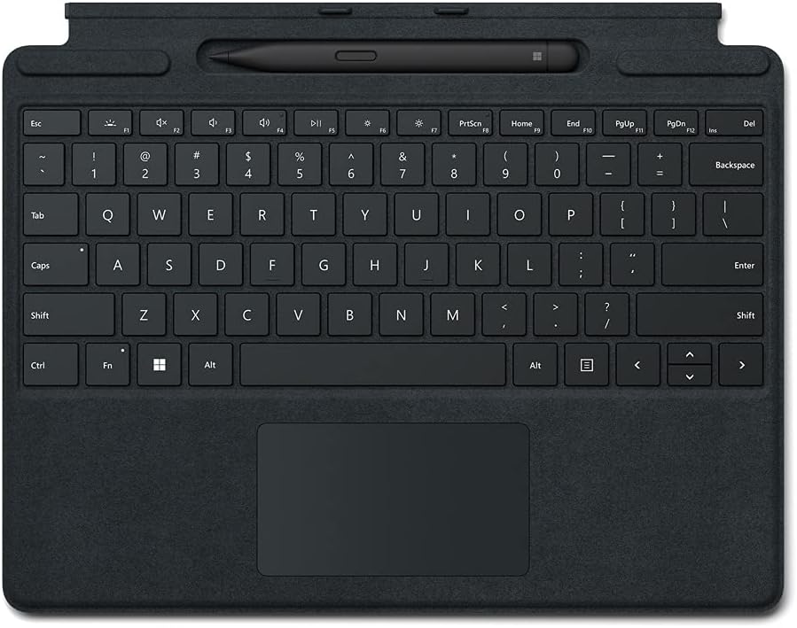 Amazon.com: Microsoft Surface Pro X Keyboard - Black (QJW-00001 / 1905 ...