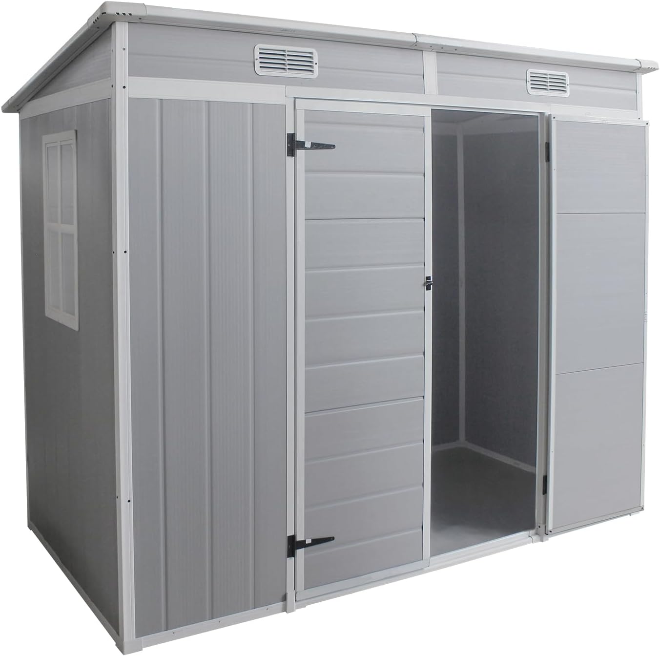 Panana Outdoor Storage Sheds Includes Plastic Floor,Plastic House Tool ...