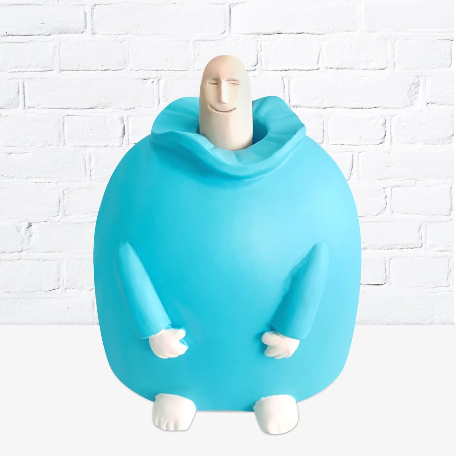 Amazon.com: Middle Finger Statue, Smiling Finger Table Decoration ...