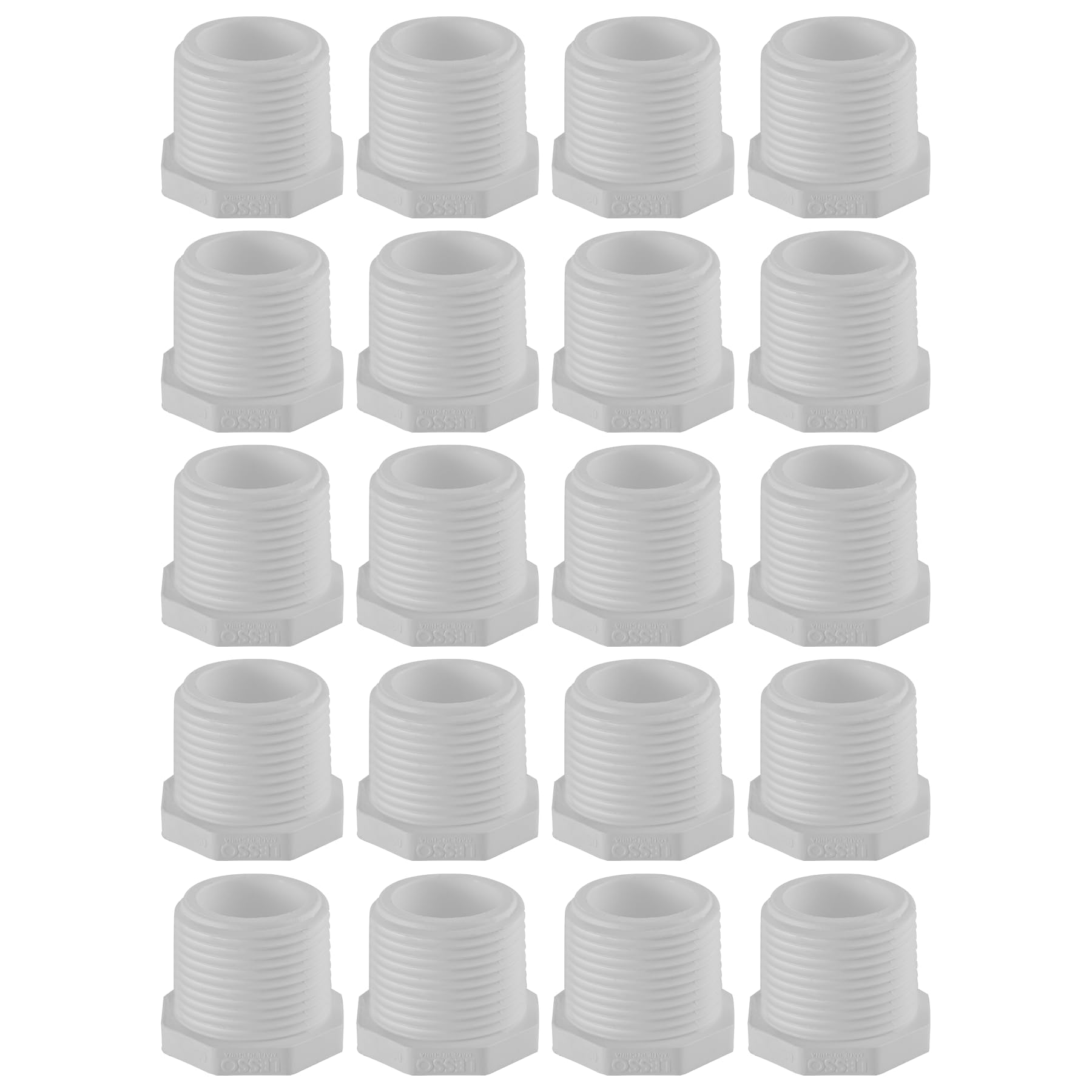 Amazon.com: Lesso America 450 Series PVC Pipe Fitting - Plug - Schedule ...