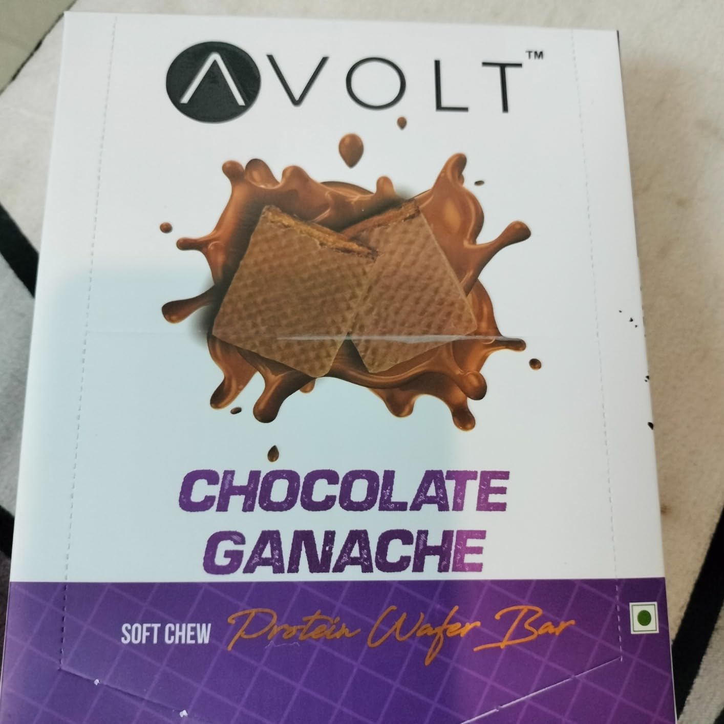 Avolt Chocolate Ganache Protein Bars with 15g Protein | Pack of 6 x 50g ...