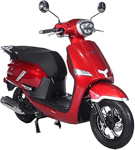 Amazon.com: X-PRO Kauai 150cc Moped with 12"/10" Aluminum Wheels, Large ...