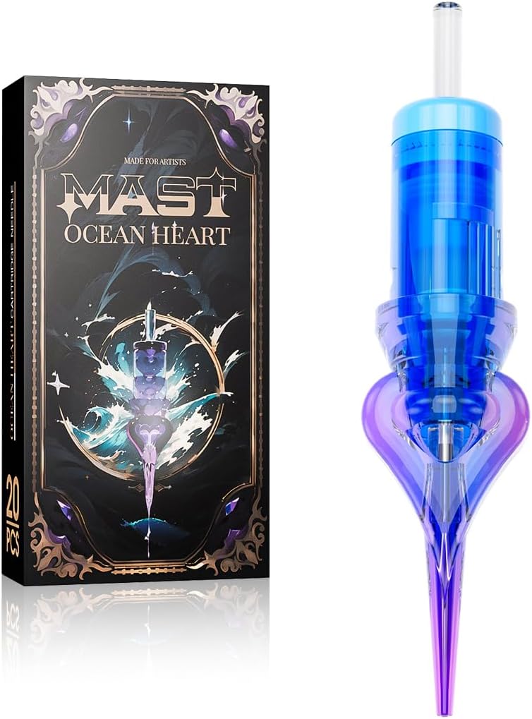 Amazon.com: Mast Heart Tattoo Needles Cartridges 20Pcs Disposable Mixed ...