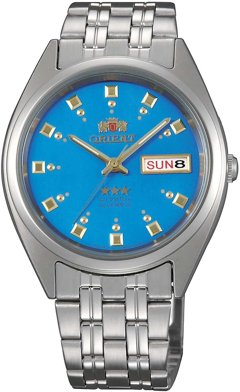 Amazon.com: Orient Tri Star Automatic Turquoise Dial Unisex Watch ...