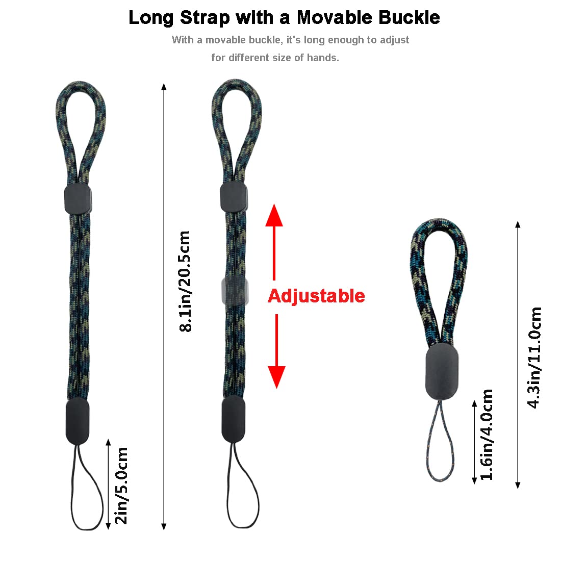 Snapklik.com : 20 Pcs Hand Wrist Strap Lanyard And Small Finger Lanyard