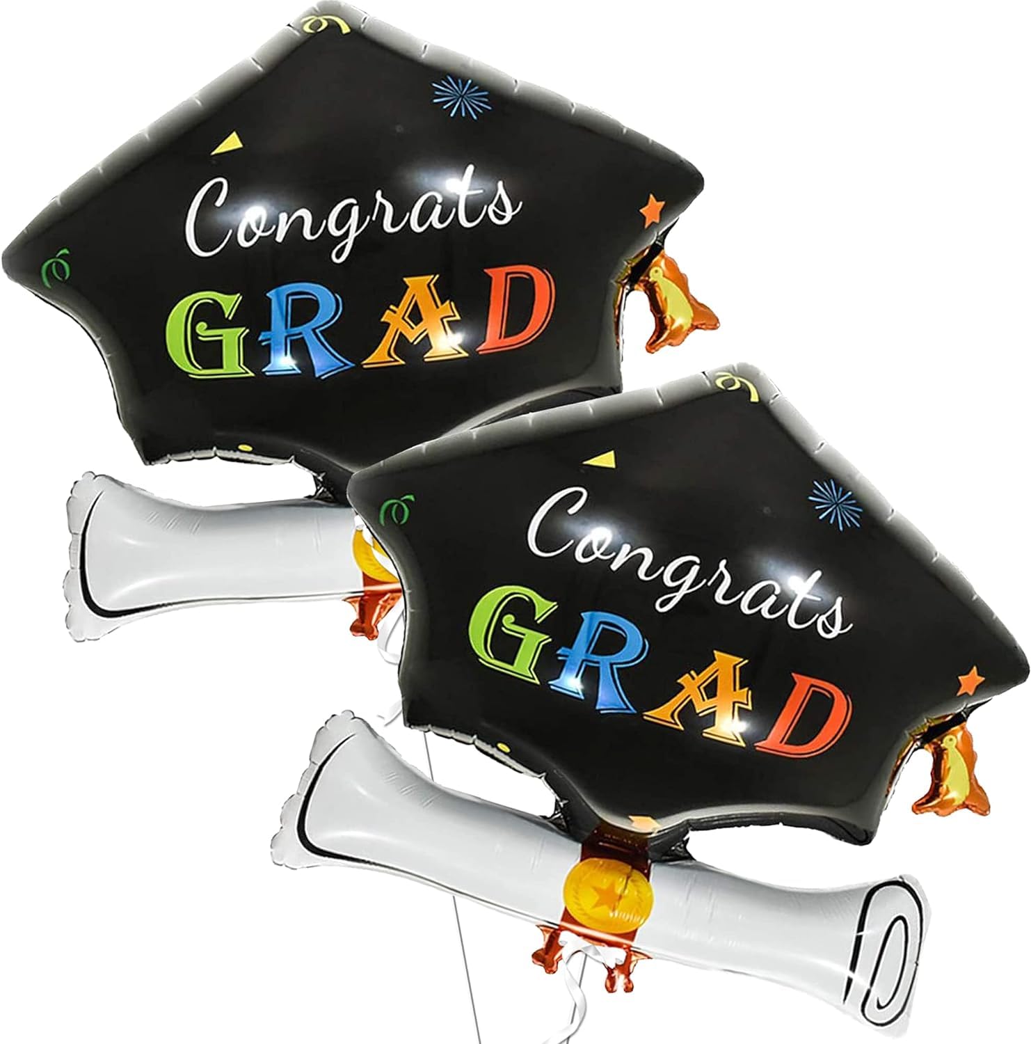 Official Large 24 Inch Black Cap 2024 Congrats Grad Decoration ...
