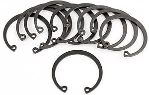 uxcell 10 Pcs 37mm x 43mm Rounded Internal Circlips Retaining Ring ...