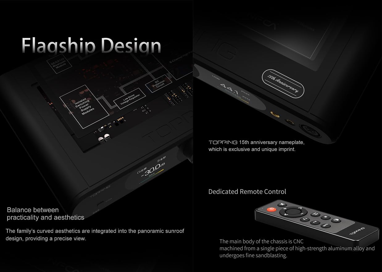 Snapklik.com : Topping DX9 DAC NFCA Headphone Amp - AK4499EQ Flagship ...