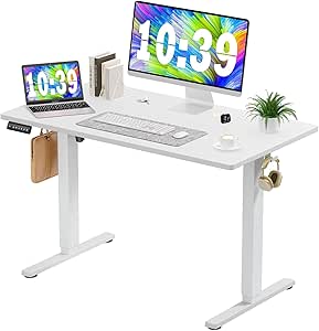 Amazon.com: Sweetcrispy Small Mobile Stading Desk, Portable Rolling ...