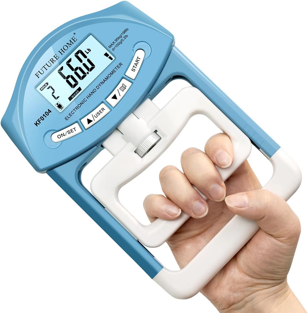 Amazon.com : Digital Hand Dynamometer Grip Strength Tester Measurement ...