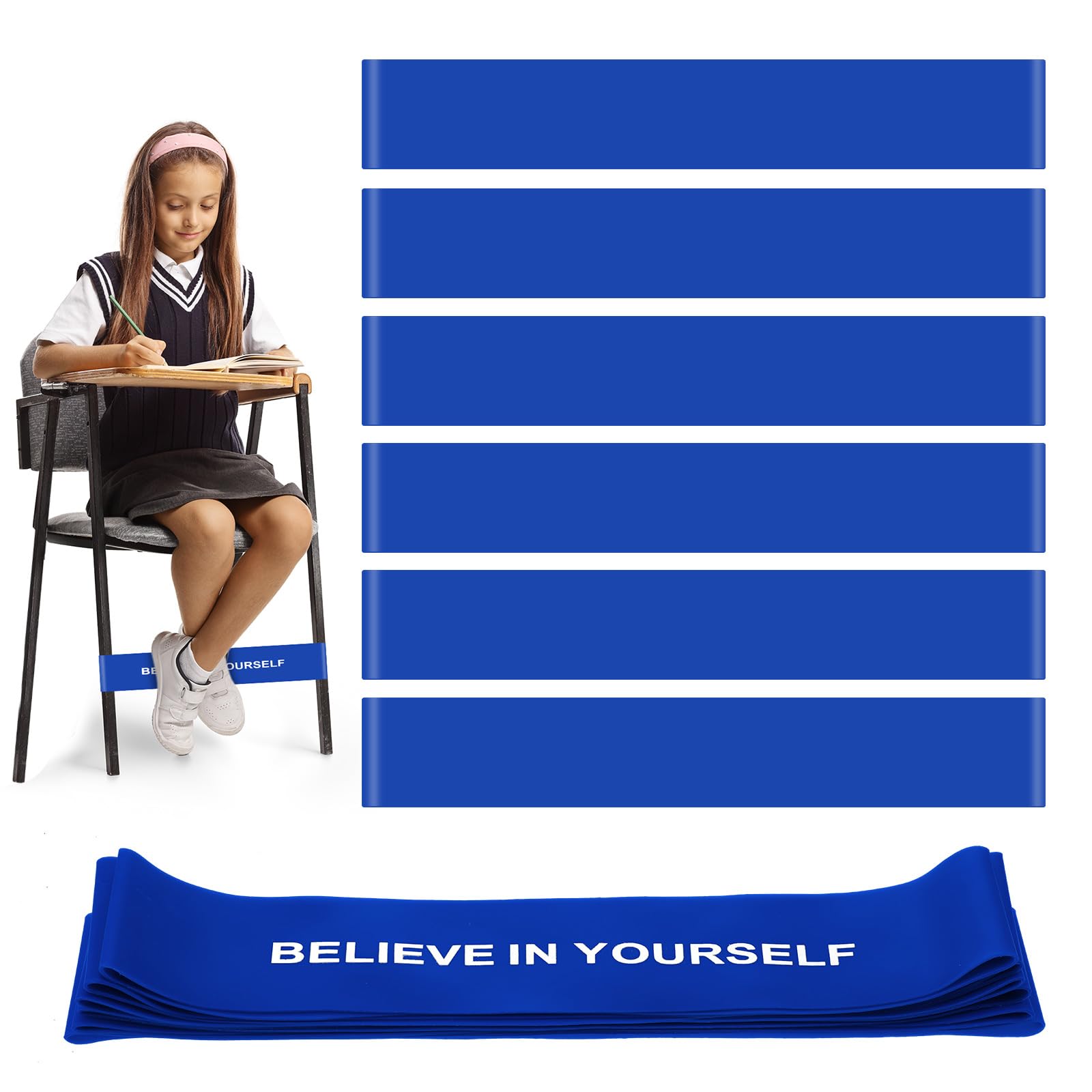 Snapklik.com : Libima 24 Pcs Classroom Chair Bands For Kids