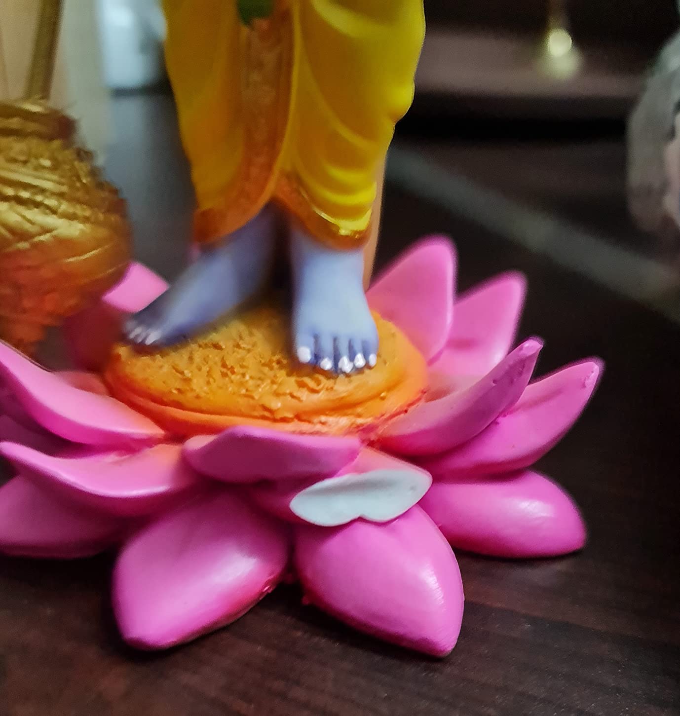 Buy Lord Vishnu Murti Statue for Pooja Room Home Temple Idol Online at ...