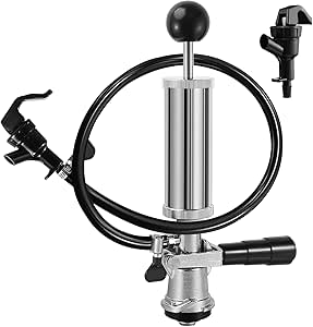 Amazon.com: Beer Keg Tap Keg Hand Pump D System Keg Tap 4" Mini Keg ...
