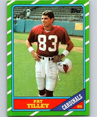 Amazon.com: 1986 Topps Football #331 Pat Tilley St. Louis Cardinals ...