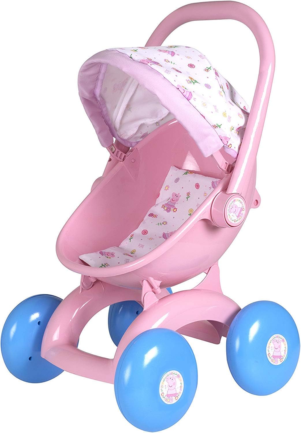 Amazon.com: HTI Toys Peppa Pig 4-in-1 My First Pram | Childrens Baby ...